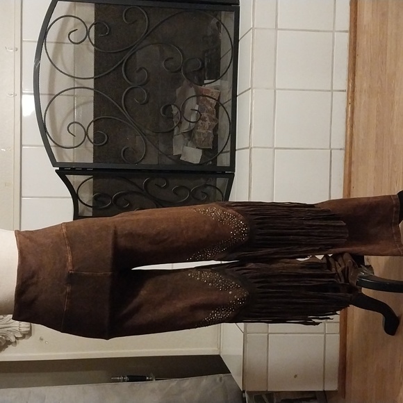tag ripped off | Pants & Jumpsuits | Fringe Yogai Pants | Poshmark